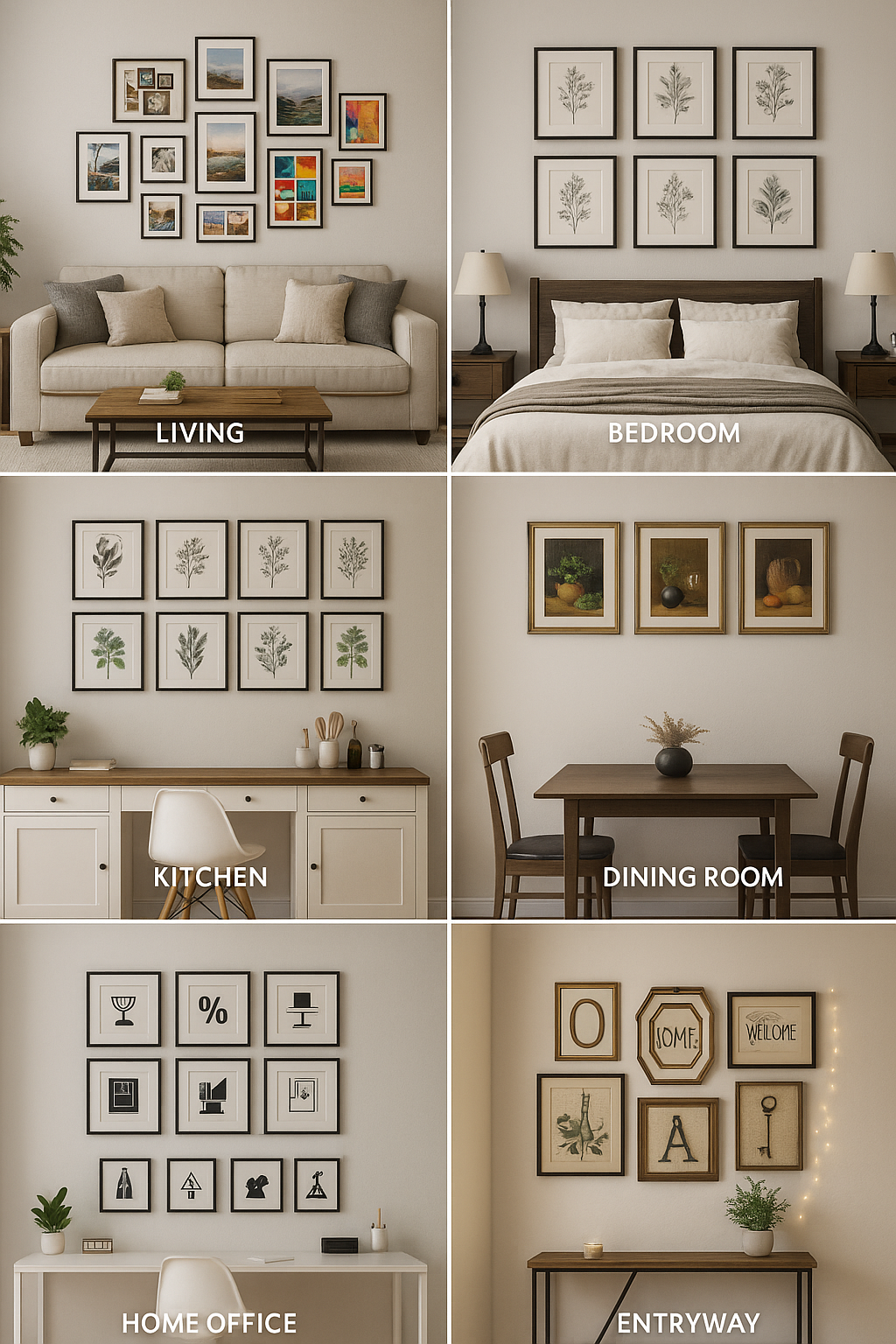 Picture Frame Wall Design - Gallery Modern