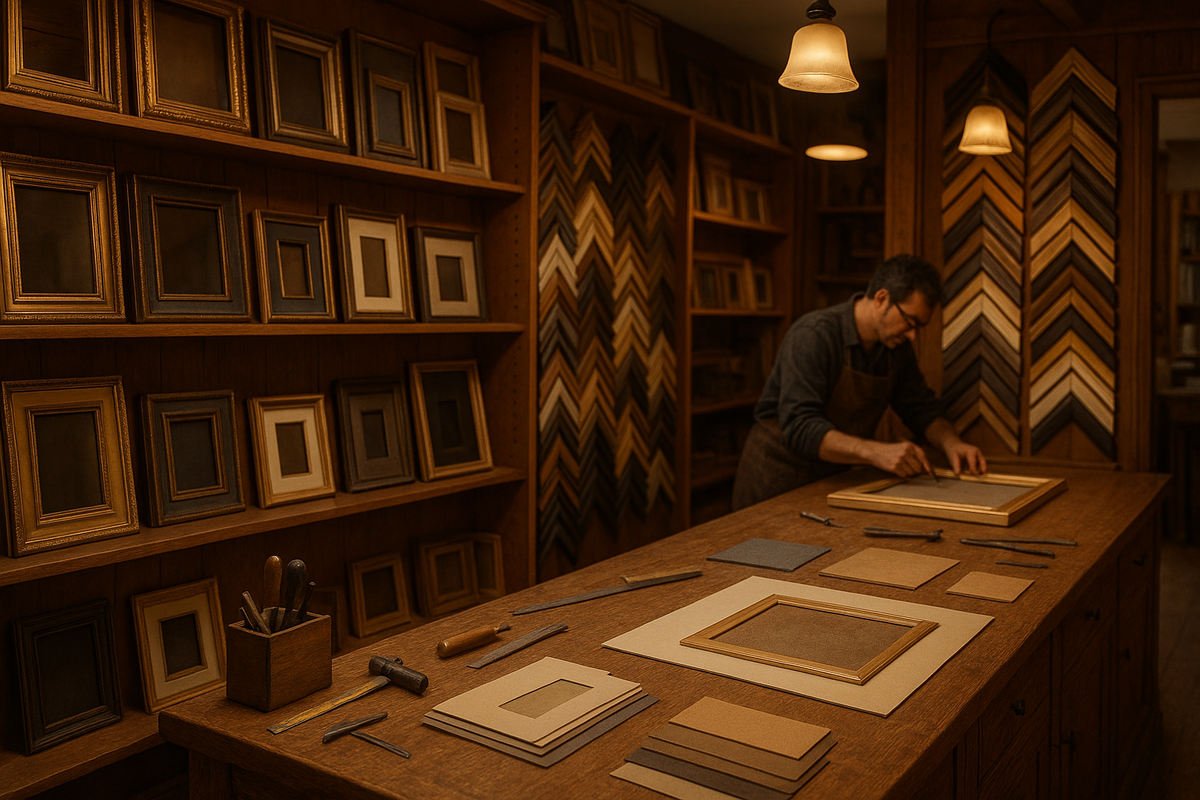 Custom Picture Frame Shop Nearby - Modern Memory Design