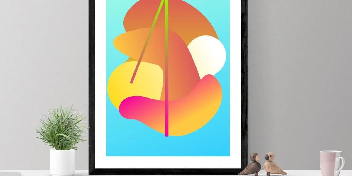 Abstract picture frame Wall Art