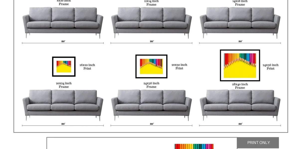 Picture Frame Sizes Guide