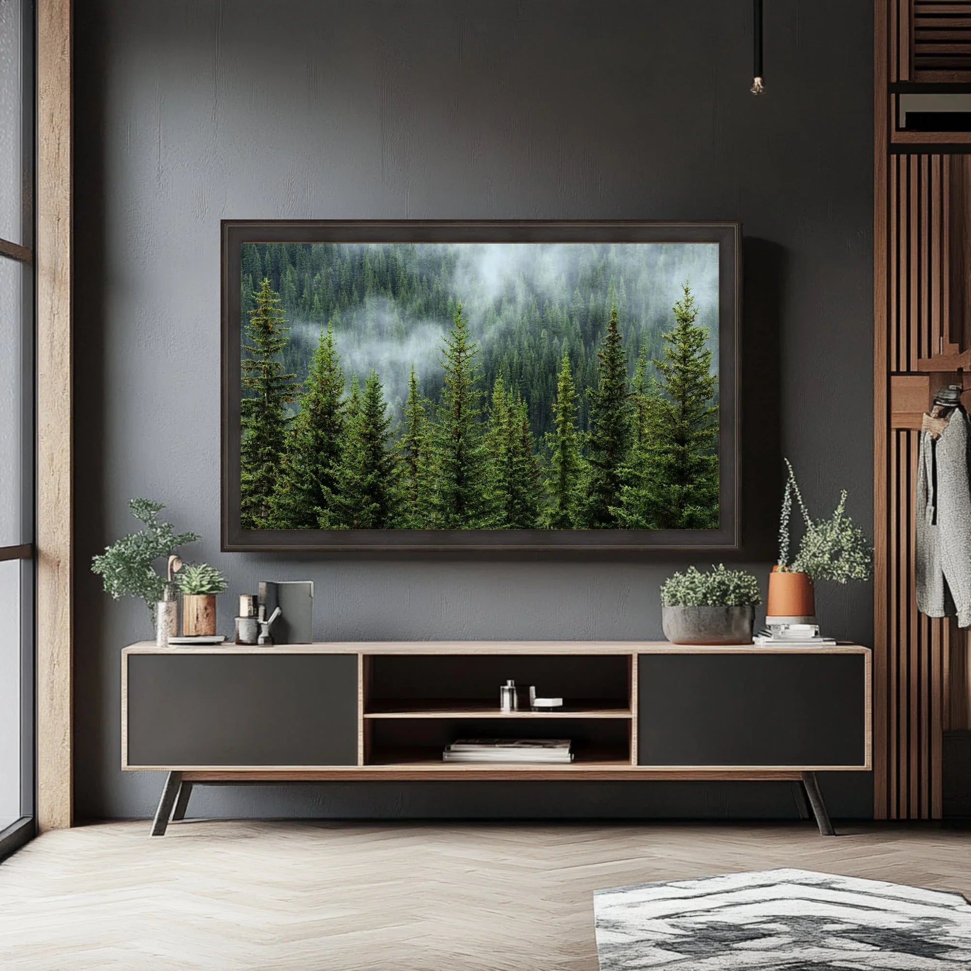 100 Inch TV Decorative Custom Picture Frame Modern & Antique