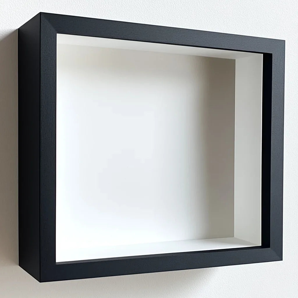 Black 14x16 Shadow Box Picture Frame 14 x 16 Display Case Deep