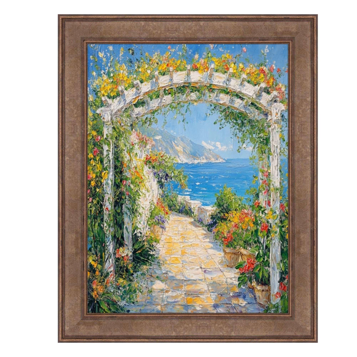 40x40 Picture Frame Modern Contemporary Mocha Cafe Bronze Flat