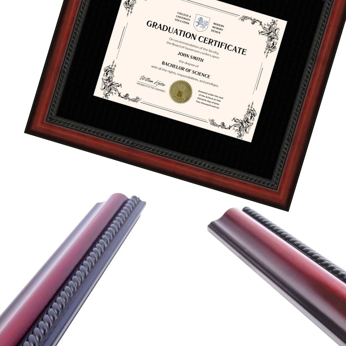 Purdue University 11x14 Diploma Frame 8.5x11 Certificate Black