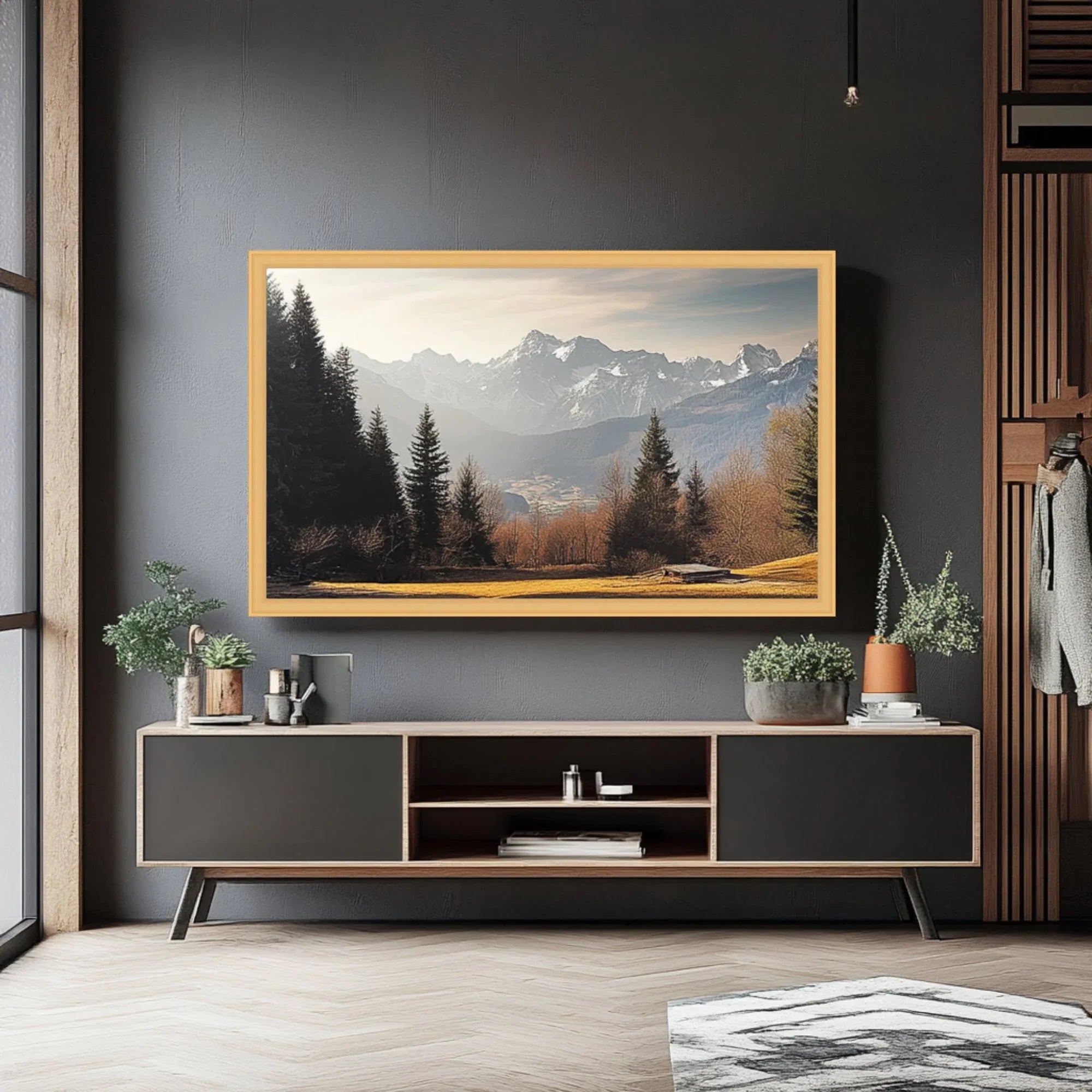 85 Inch TV Frame - Picture frame Samsung 85 inch TV