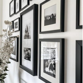 13x24 Black Picture Frame | Solid Wood Frame