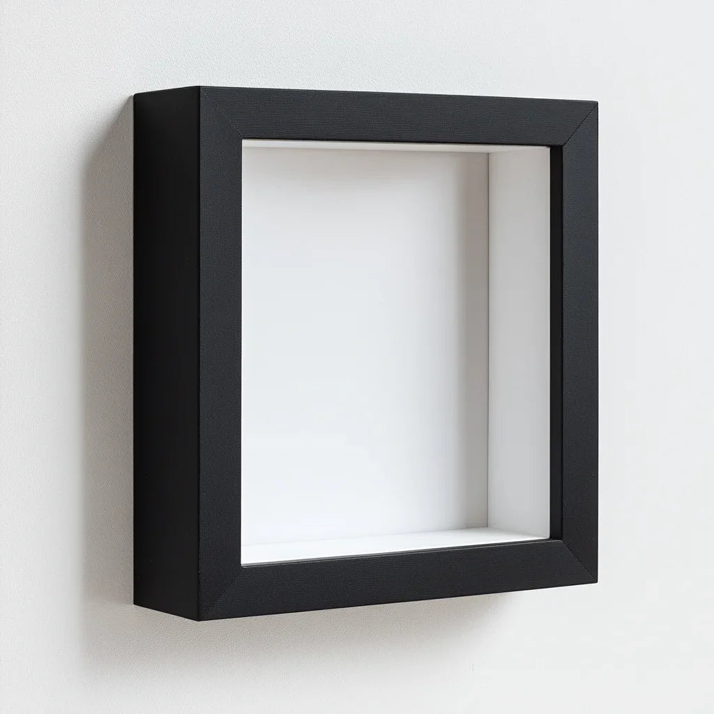 Black 9x20 Shadow Box Picture Frame 9 x 20 Display Case Deep