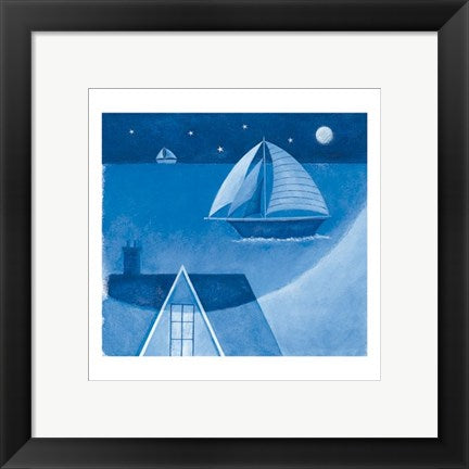 Framed Art Sea View by Emma Freeman | 11 3/4 x 11 3/4