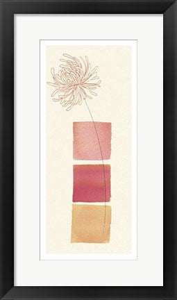 Framed Art Squares and Chrysanthemums by Nicola Gregory | 19 3/4 x 9