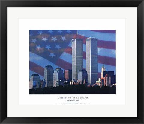 Framed Art United We Stand 16 x 20