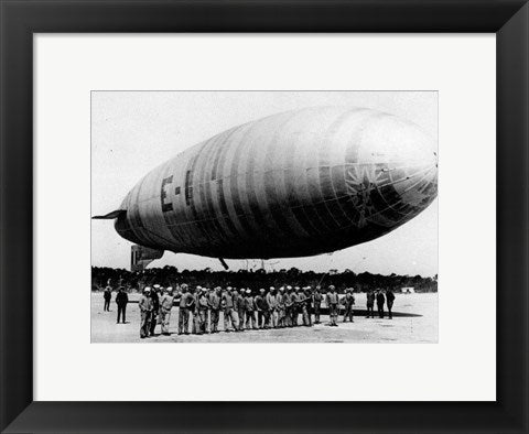 E Class Blimp Framed Art for your Home Wall Decor