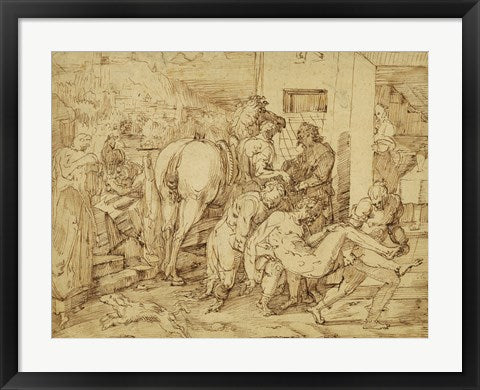 Framed Art The Good Samaritan Wall Decor 18x24 Artwork