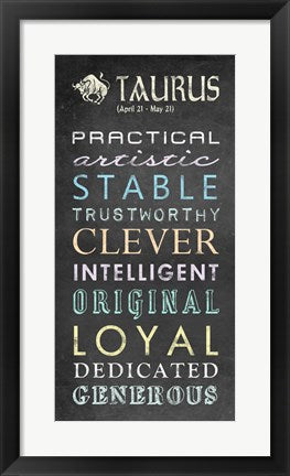 Framed Art Taurus Bus Roll by Veruca Salt Wall Decor 18x24 Artwork