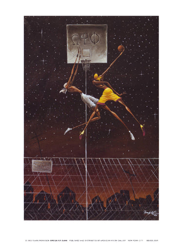 Omega Fly Dunk (mini) by Frank Morrison | 12 x 9 Art Print