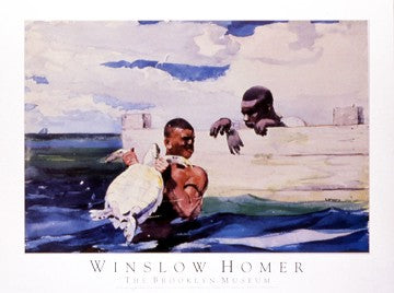 Turtle Pound by Winslow Homer | 24 x 32 Art Print
