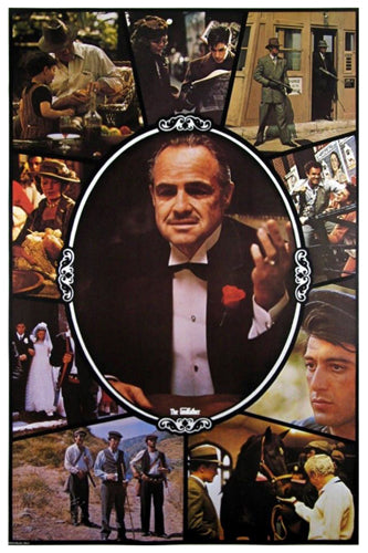 The Godfather: Collage Wall Art | 35 x 23 Art Print