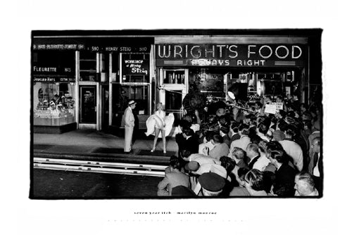 The Seven Year Itch: Marilyn Monroe by Sam Shaw | 24 3/8 x 36 ½ Art ...