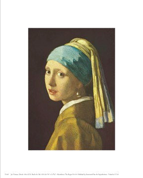 Girl with the Pearl Earring by Johannes Vermeer | 10 x 8 Art Print
