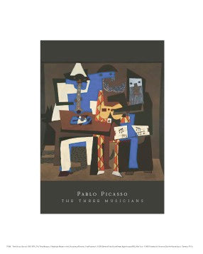 The Three Musicians by Pablo Picasso | 10 x 8 Art Print