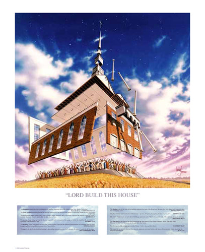 Lord Build This House by Leonard Freeman | 29 1/2 x 24 Art Print