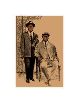 Louis and Joe by Clifford Faust | 17 x 13 Art Print — Modern Memory Design