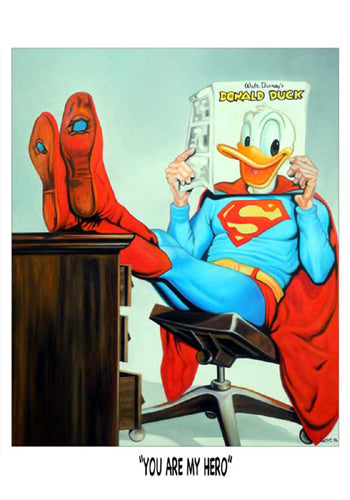 You Are My Hero by Michael Loeb | 20 x 14 Art Print