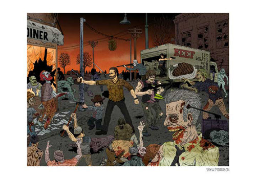 Dinner Time by Drew Morrison | 14 x 20 Art Print