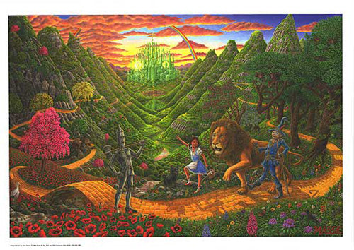 Wizard of Oz by Tom Masse | 22 x 32 Art Print