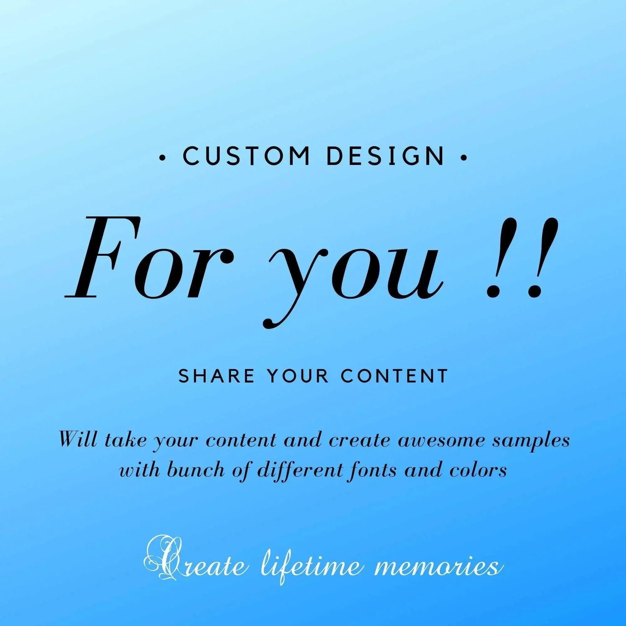 Picture frame word art quote poem, phrase text