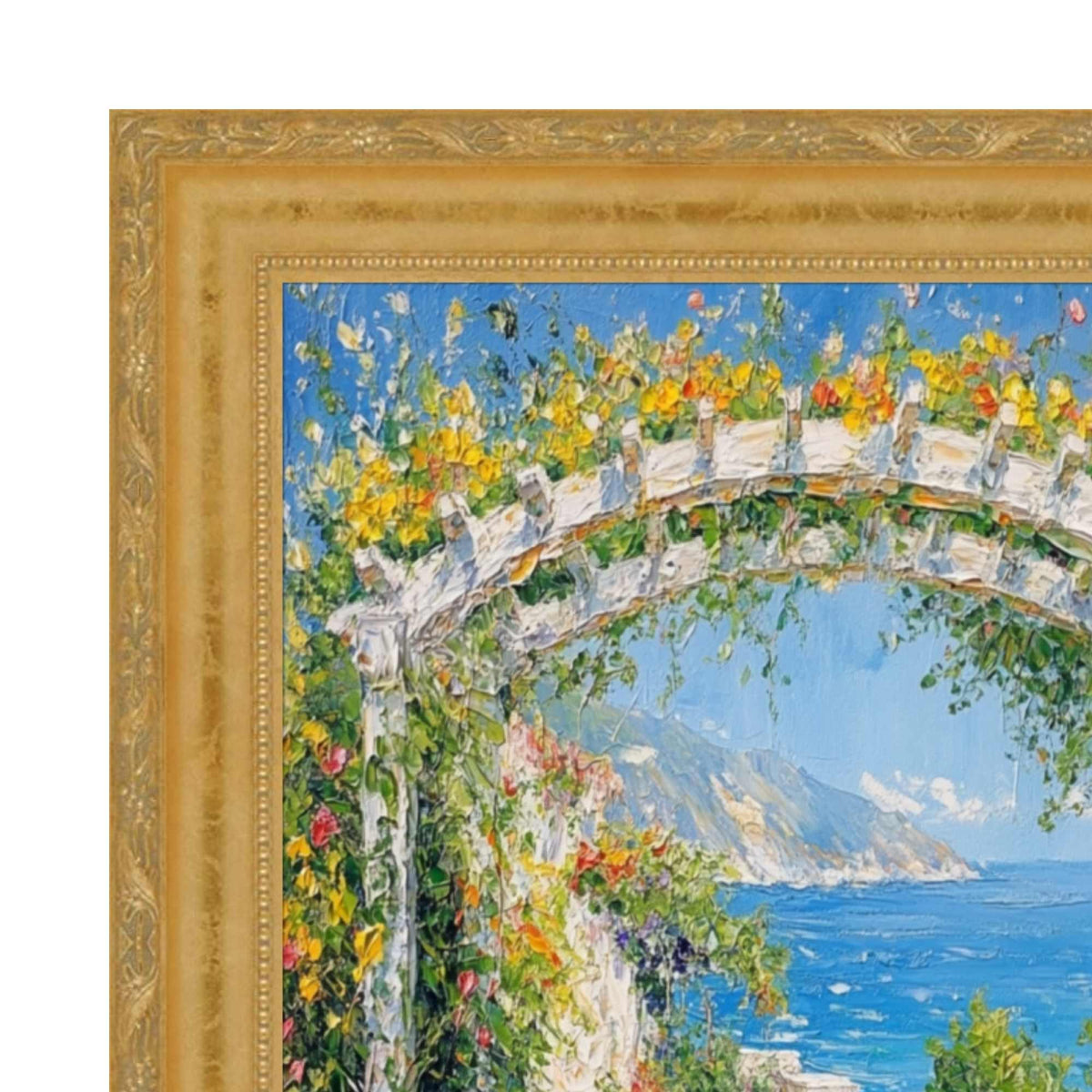 12x12 Picture Frame Gold Leaf Scoop Victorian
