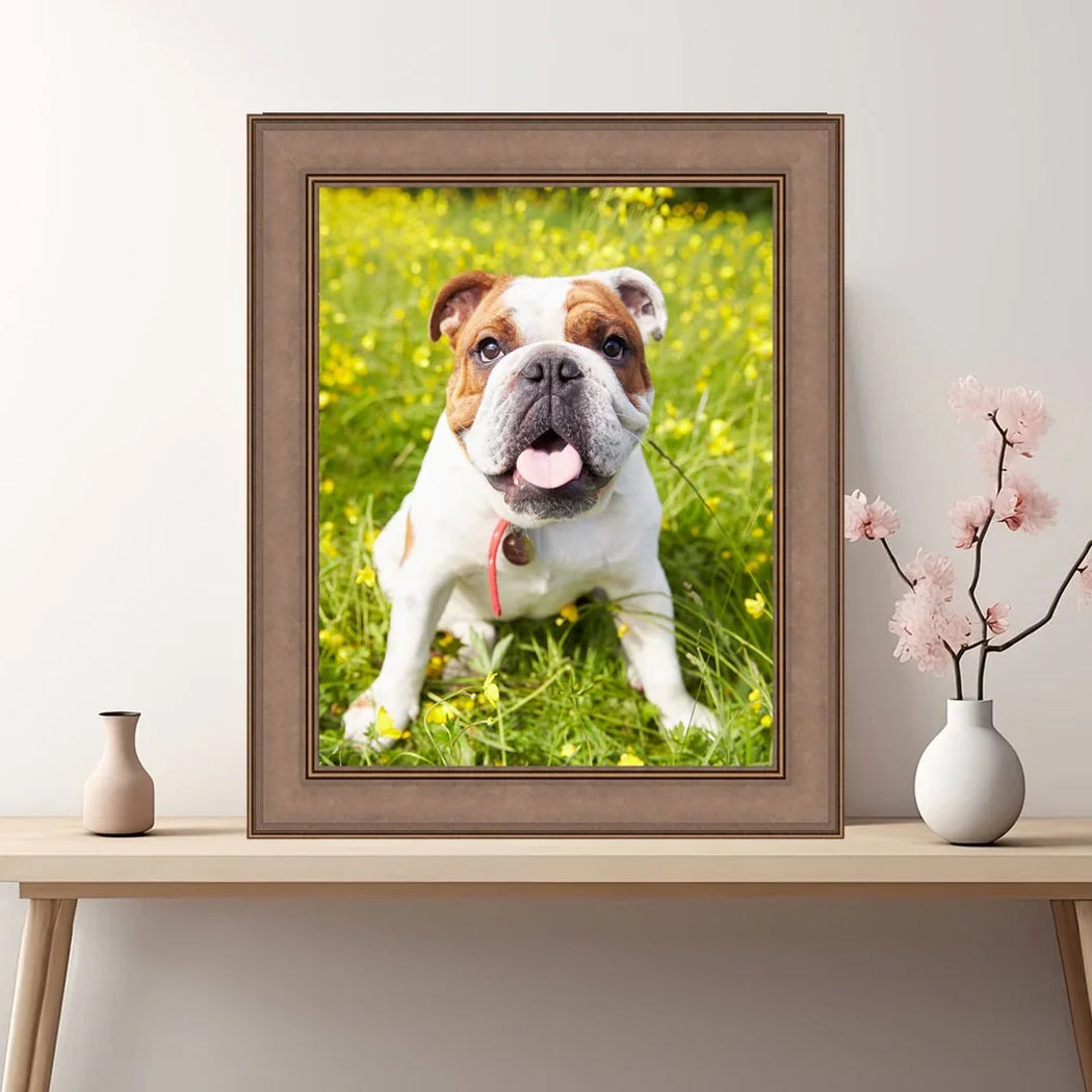 Frames Mocha Mousse Bronze Picture Frame Modern Gallery Wall Hanging