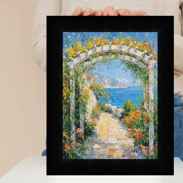 40x50 Frame Modern Gallery Wall Gloss Black Picture Frame - Frame