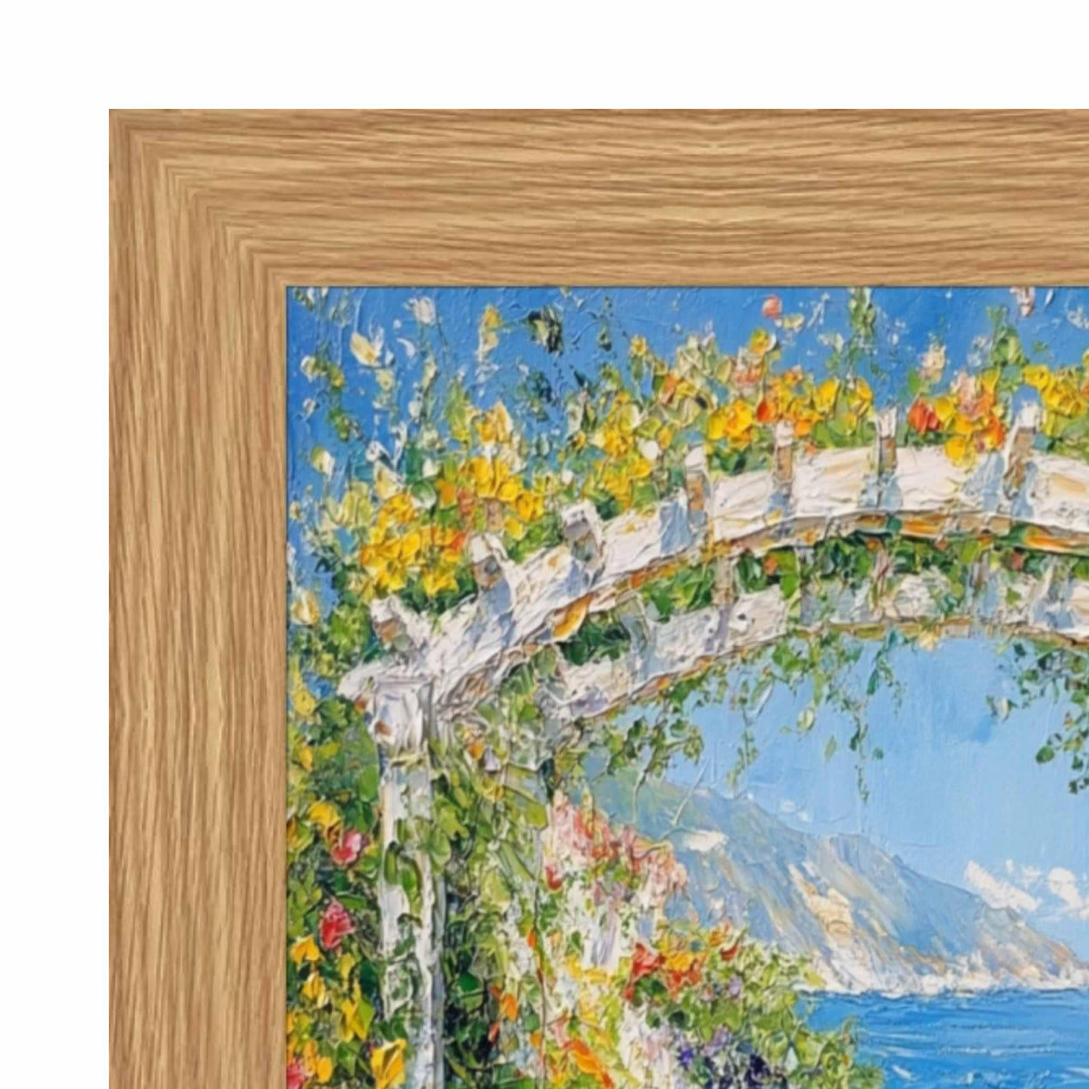 40x50 Picture Frame Oak Natural Wood