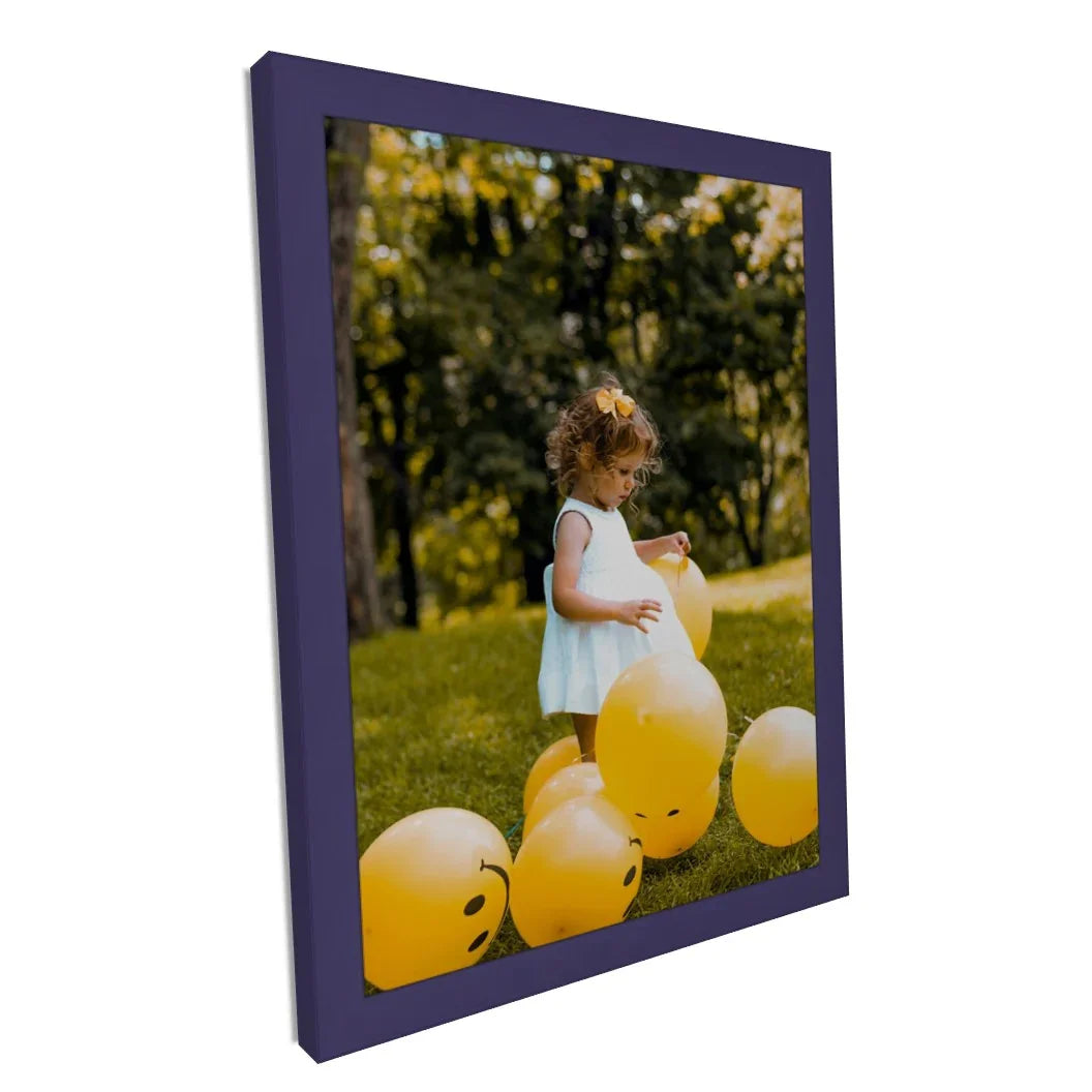 Purple Picture Frame Modern Flat Popular Size Framing