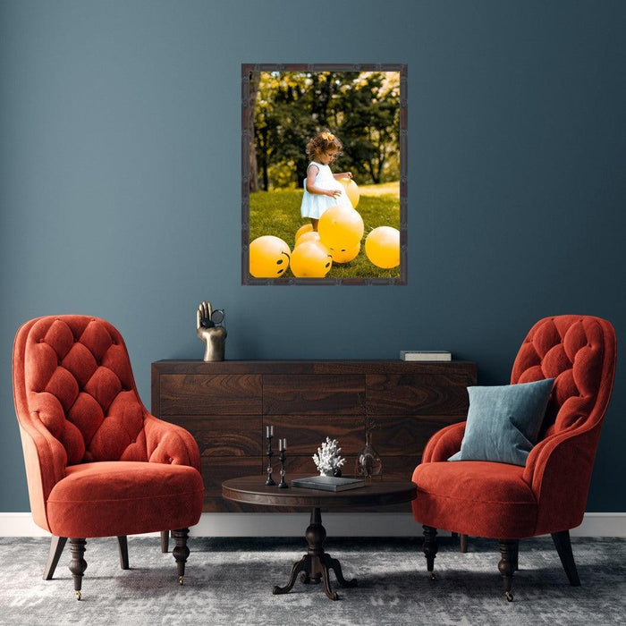 Frames Bamboo Black Picture Frame Gallery Wall Hanging Framing