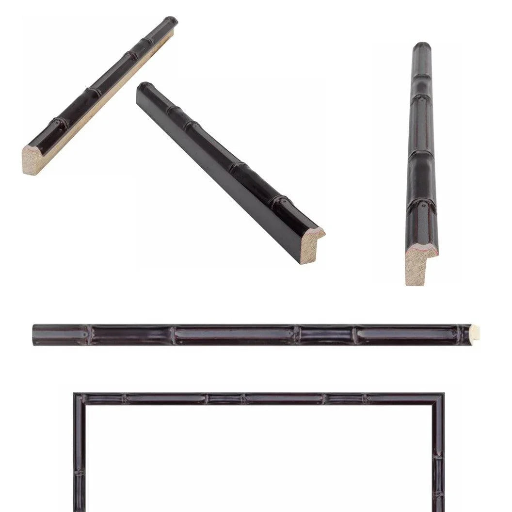 Frames Bamboo Black Picture Frame Gallery Wall Hanging Framing — Modern ...