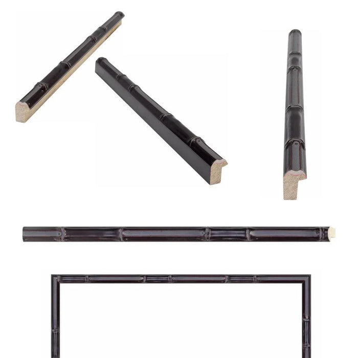 Frames Bamboo Black Picture Frame Gallery Wall Hanging Framing