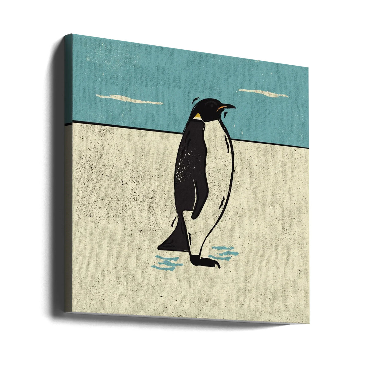 Penguin Vision Grasp Canvas Artwork