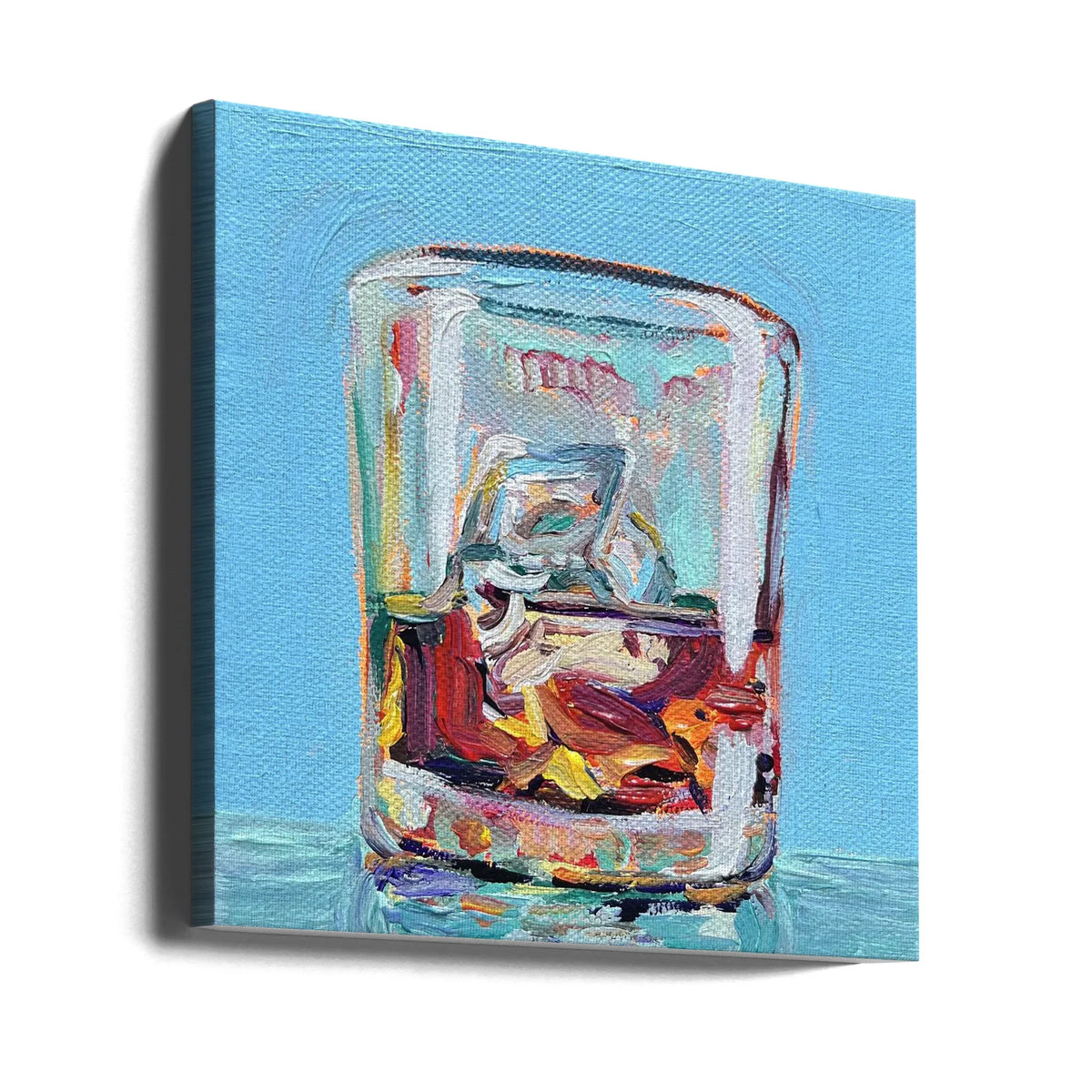 Scotch Key and Sea Creative Canvas Wall Artwork