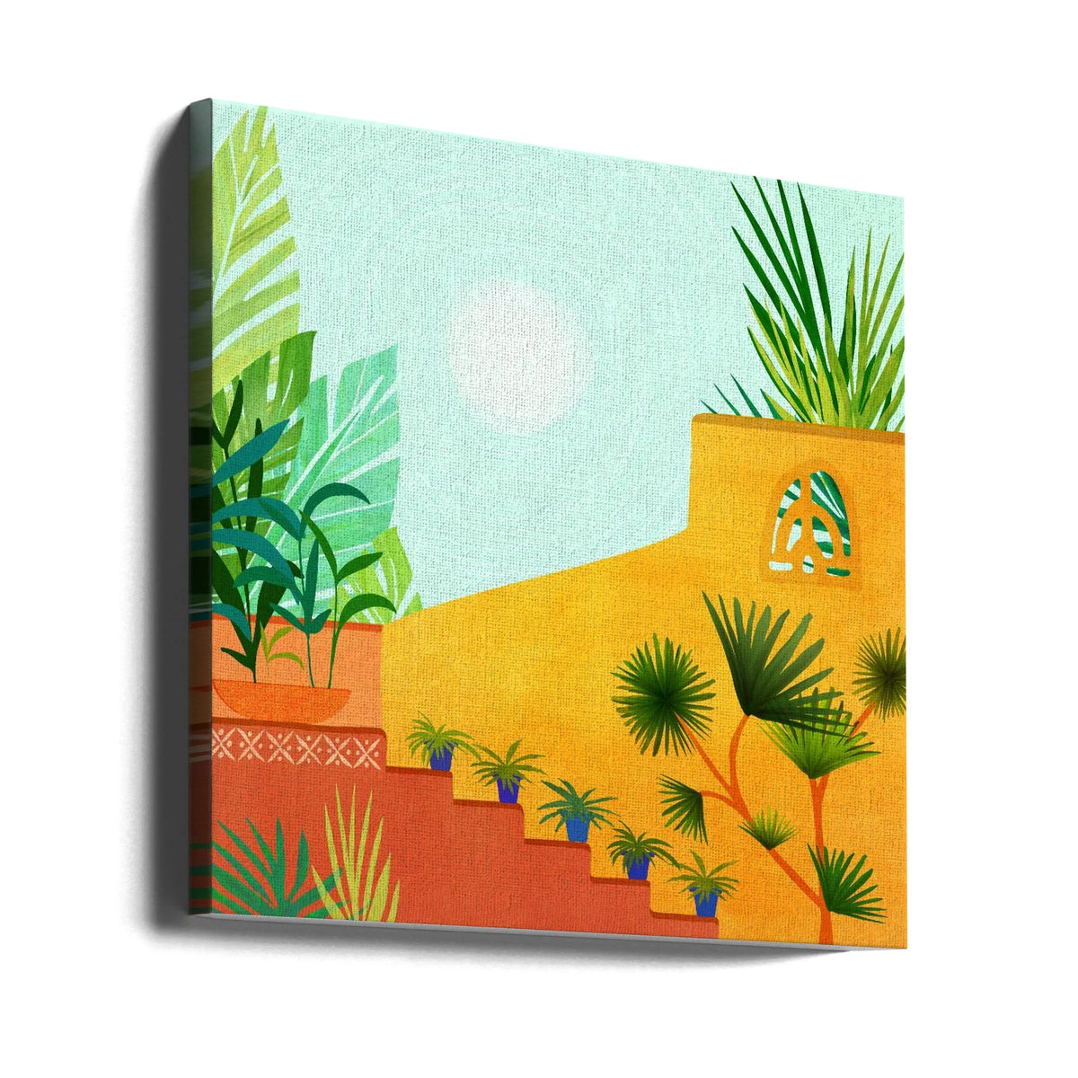 Colorful Garden Kristian Gallagher Canvas Wall Artwork
