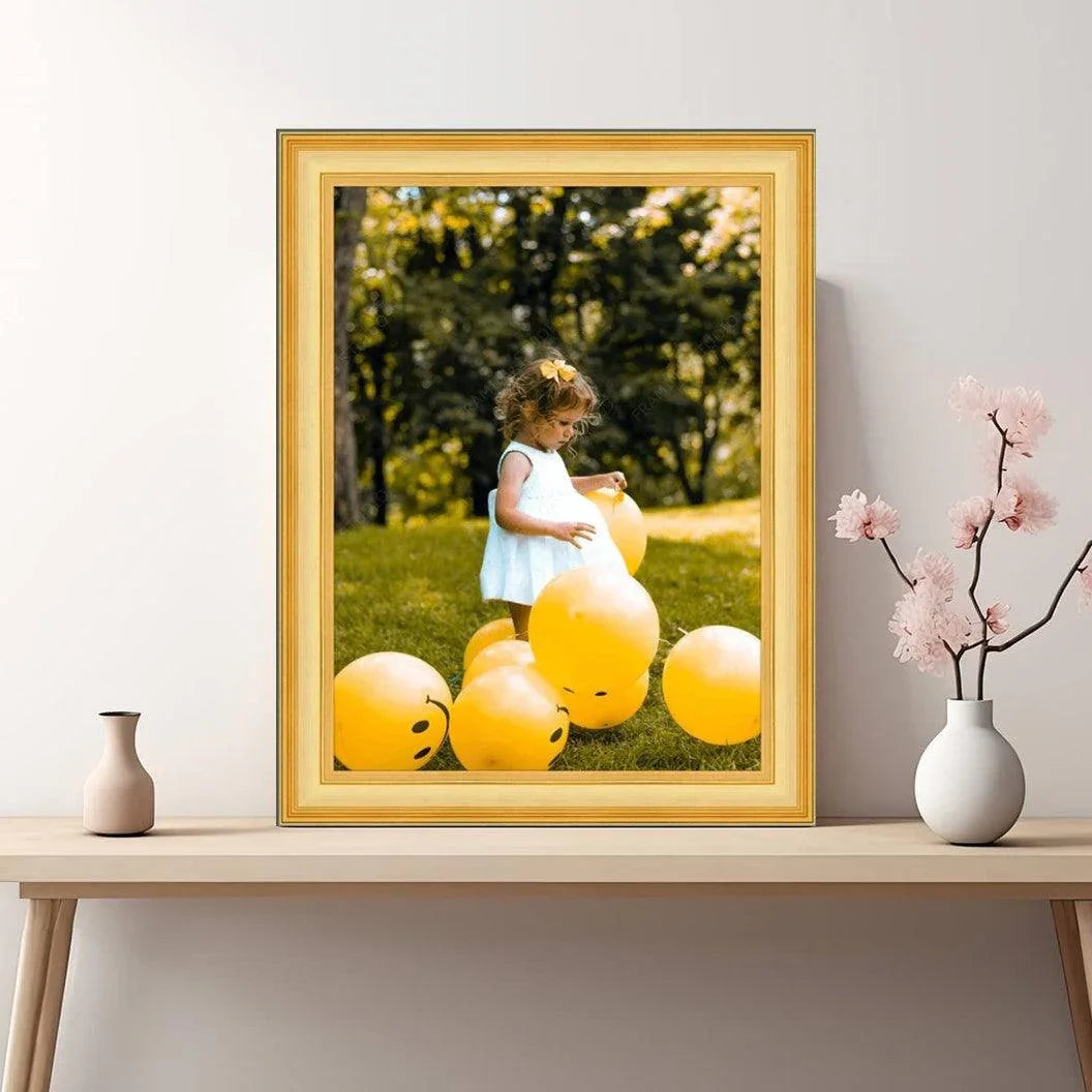 Certificate Wide Gold Picture Frame - Luxe Decor