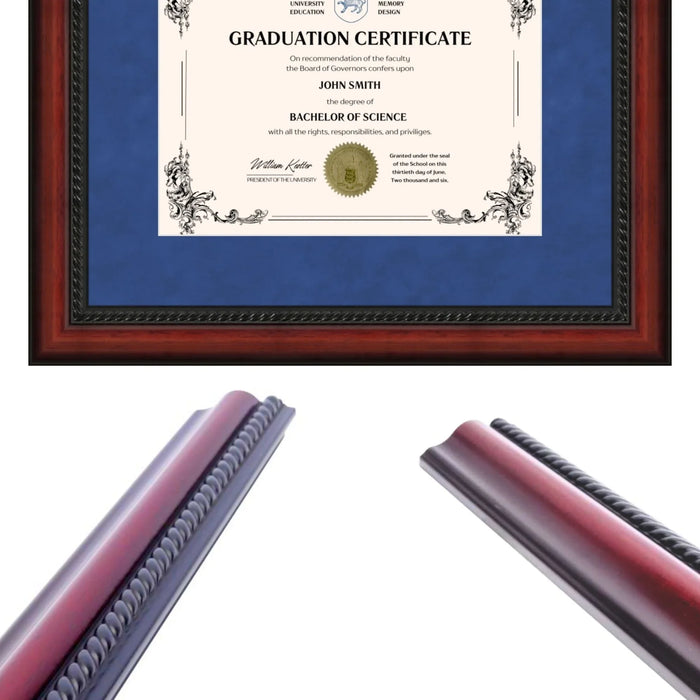 University of Virginia Diploma Frame 8.5x11 Certificate Blue — Modern ...