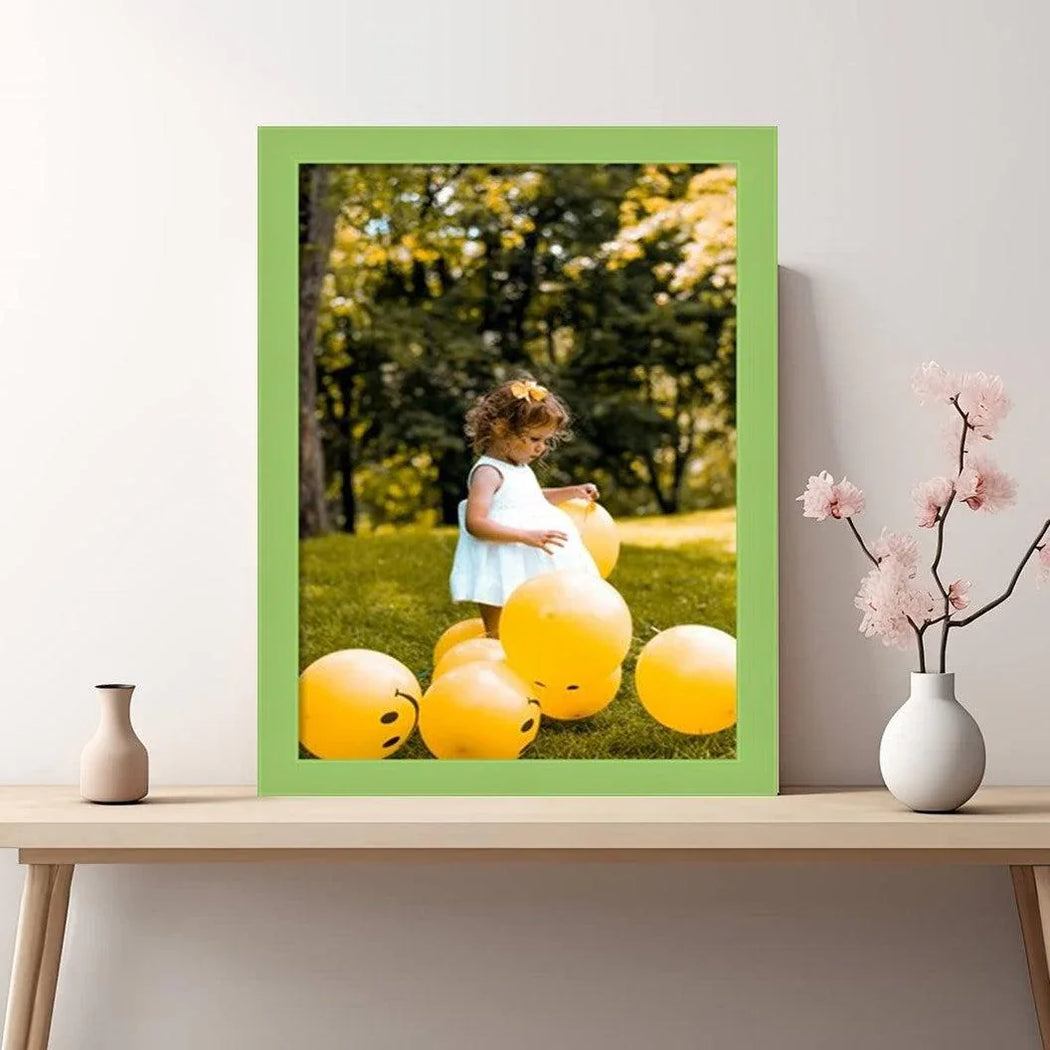Modern Green Picture Frame Flat Gallery Wall Hanging Framing