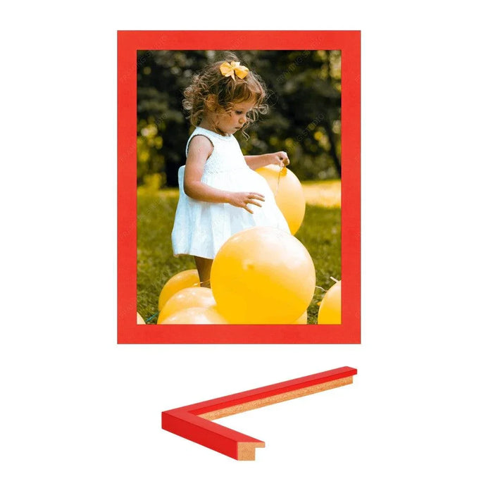 Modern 8X10 Red Picture Frame Gallery Wall Hanging