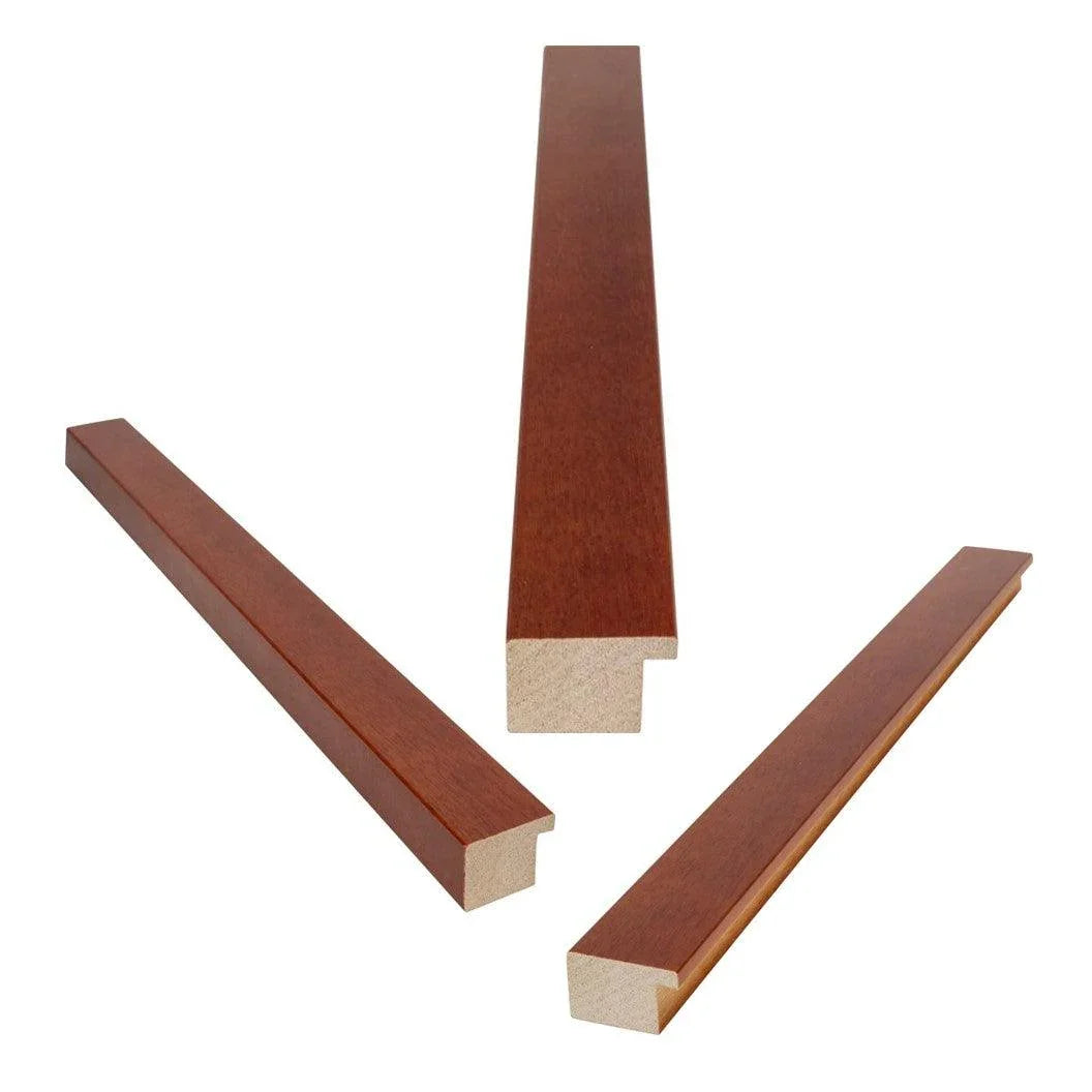 Wall Decor Cherry Wood Picture Frame Modern Custom Framing