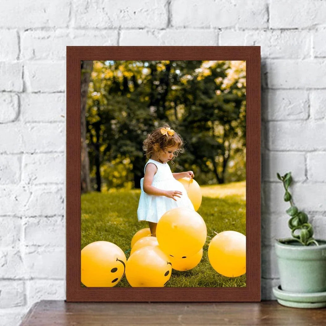 Cherry Wood Picture Frame Modern Custom Framing
