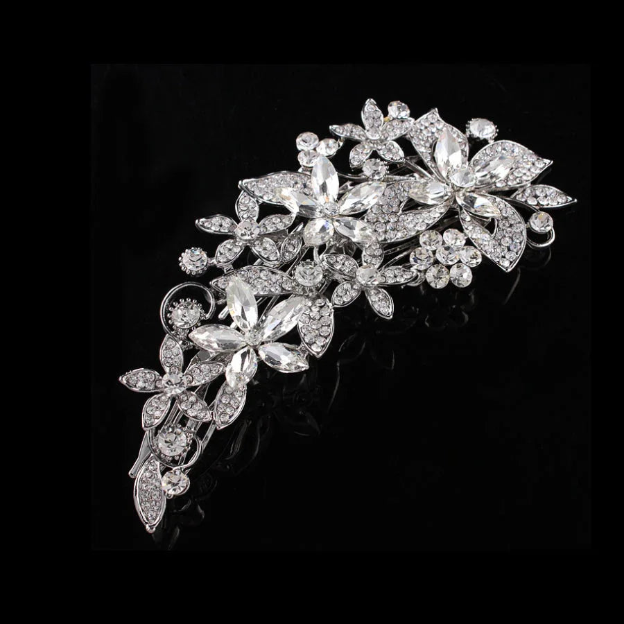 Bridal Headpiece - No Limits by Nicole Lee Rhinestone Clip