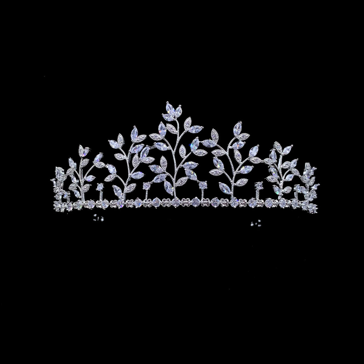 Wedding Bridal Headpiece - No Limits By Nicole Lee Silver Crown