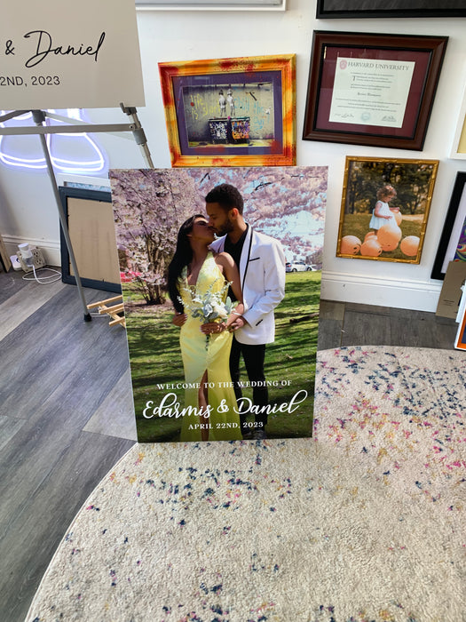 20x30 Custom Wedding Event Welcome Sign
