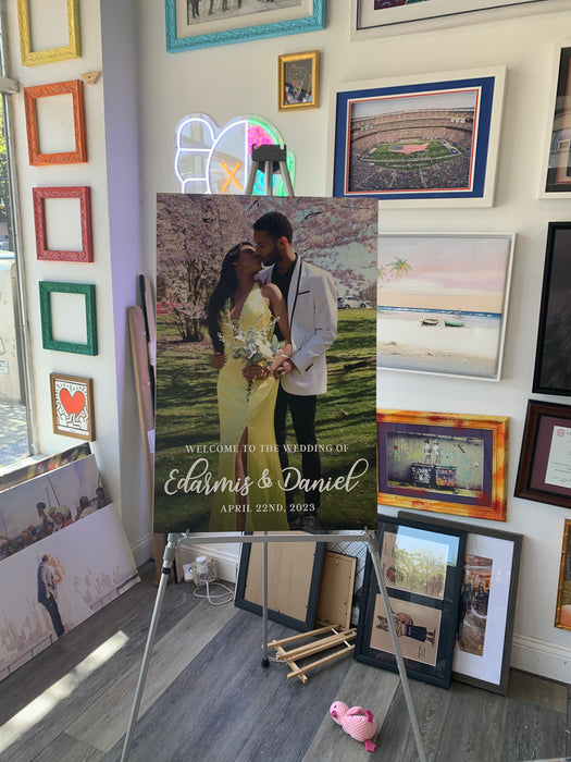 20x30 Custom Wedding Event Welcome Sign